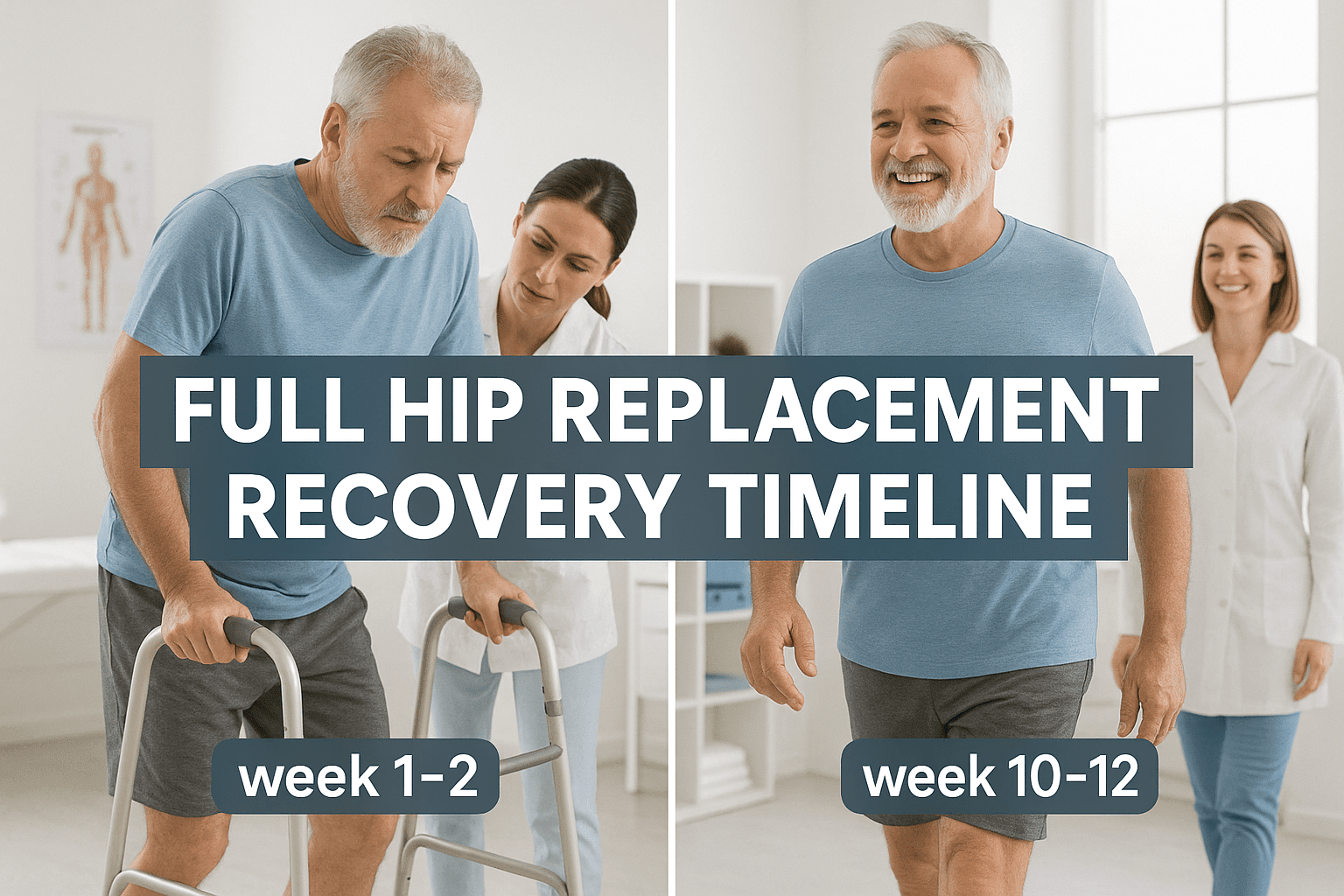 Hip Replacement Recovery Timeline | Month-by-Month Guide